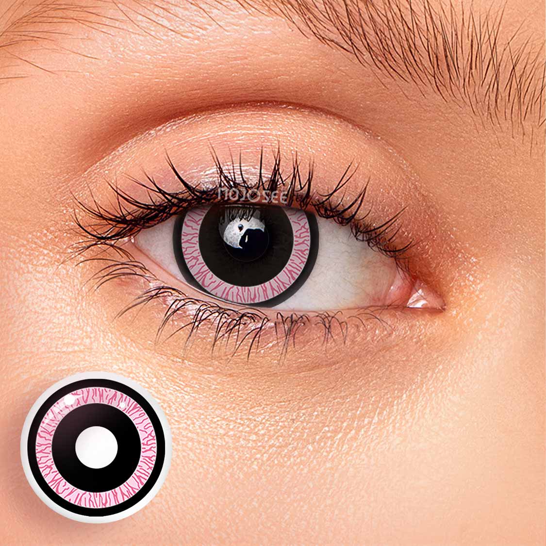 Rosete Nebula Pink Colored Contact Lenses – mojosee